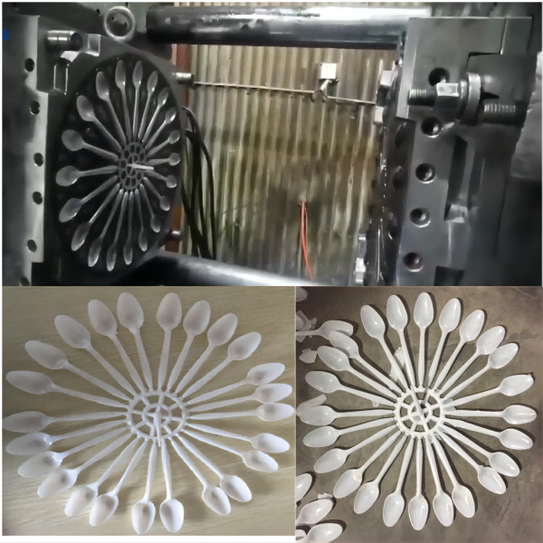 knife fork and spoon injection molding machine - Haichen