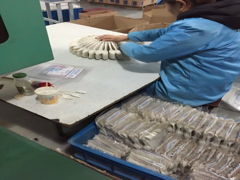 Plastic knife, fork and spoon injection molding machine - Haichen