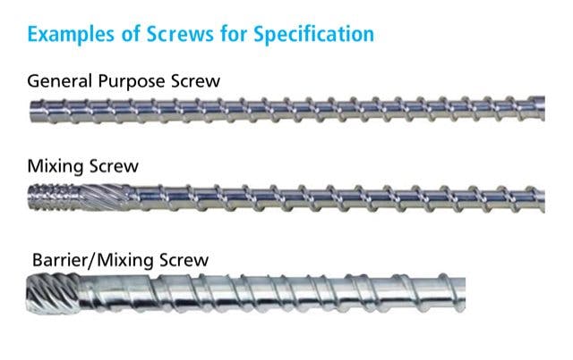 Injection molding Screws, Barrels and Tips - Haichen