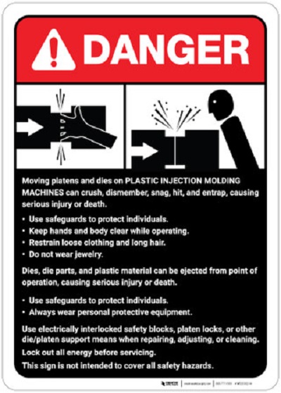 Mechanical safety devices for injection molding machine - Haichen