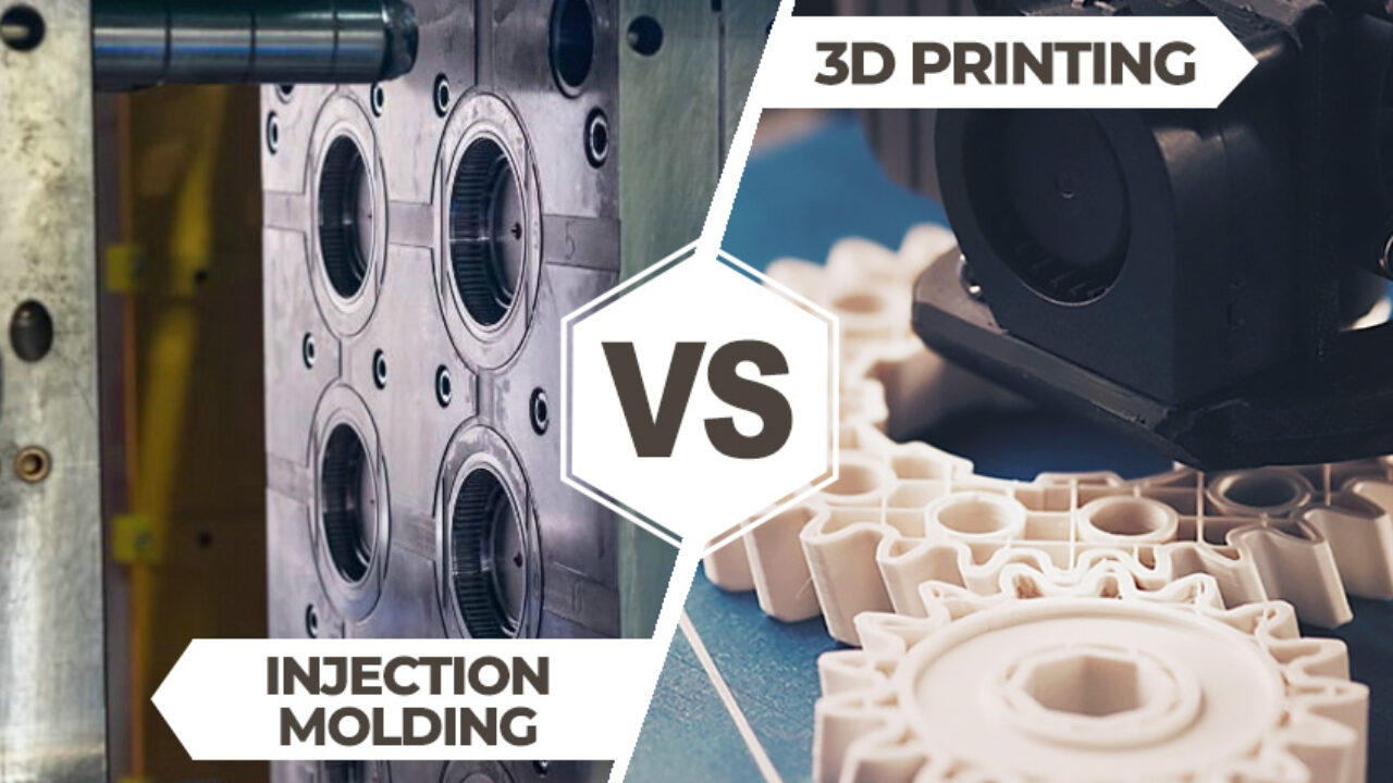 Application between Injection molding vs 3d printing - Haichen